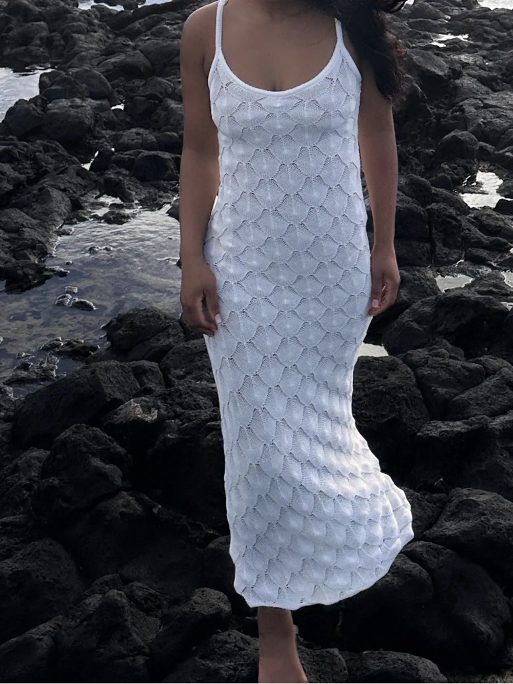 JLUXLABEL | Dresses | Jluxlabel Ivory Gabriela Knit Maxi Dress | Poshmark